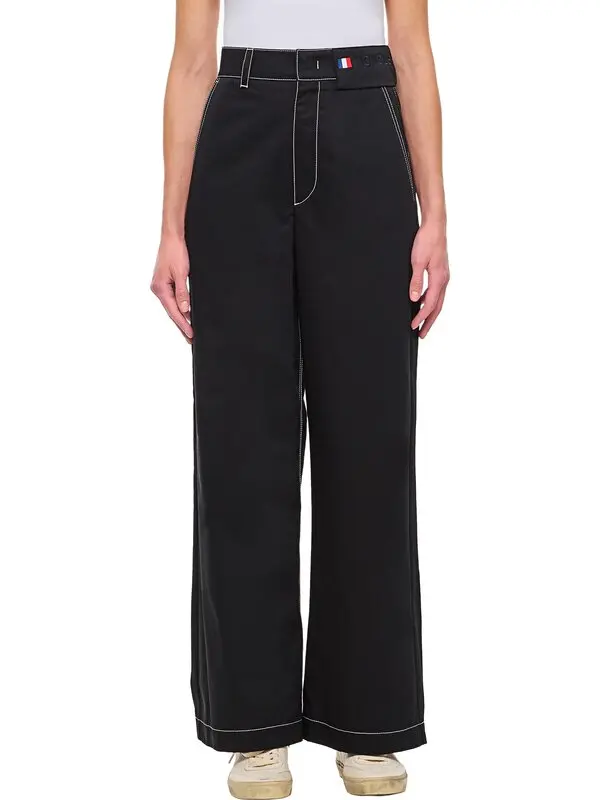 Moncler X Palm Angels Straight Leg Pants - Black