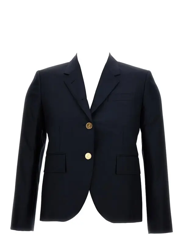 Thom Browne Classic High Armhole Blazer - Blue
