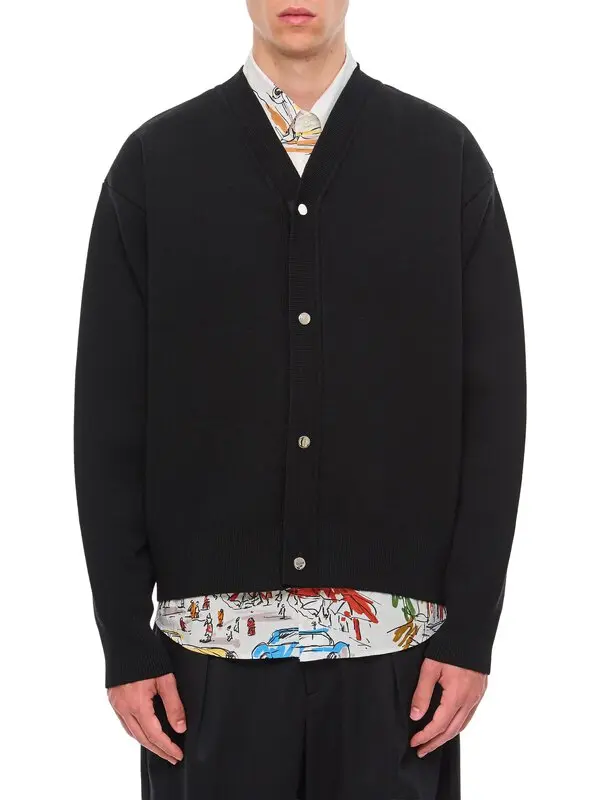 Jacquemus The Buttoned Cardigan - Black