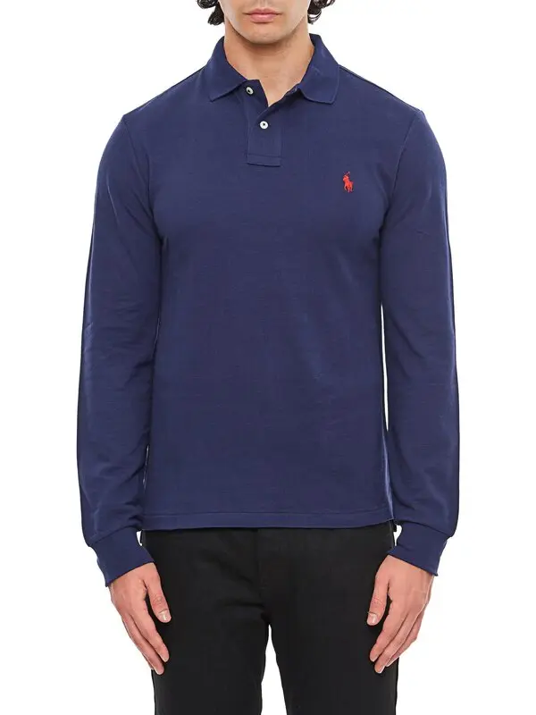 Polo Ralph Lauren Polo A Manica Lunga - Blu