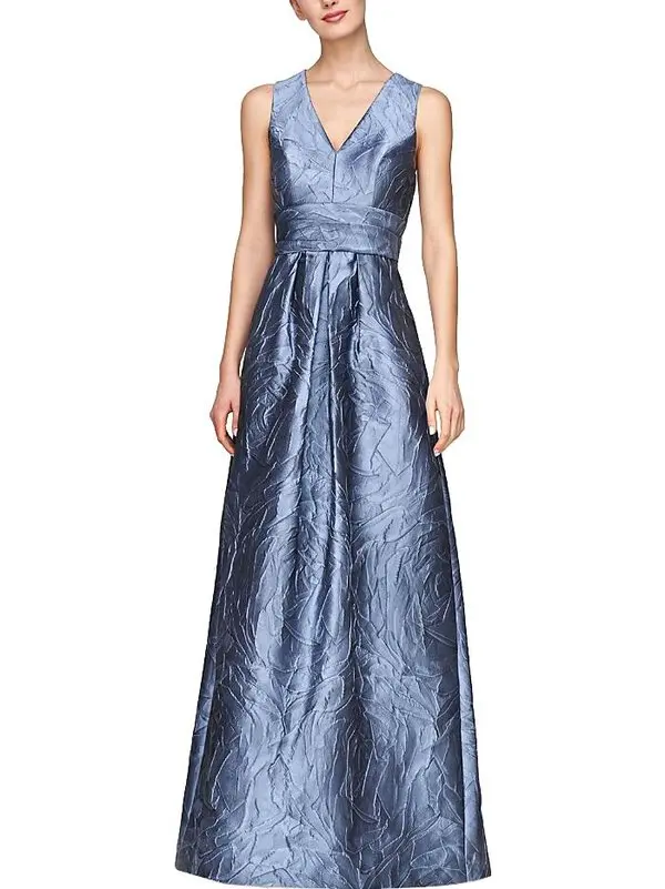 KAY UNGER Mariah Gown - Blue