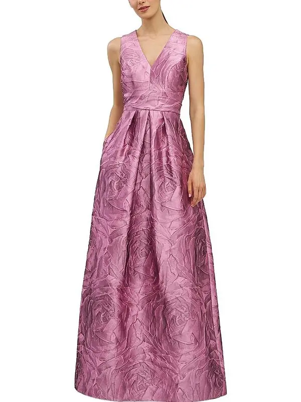 KAY UNGER Mariah Gown - Light Pink