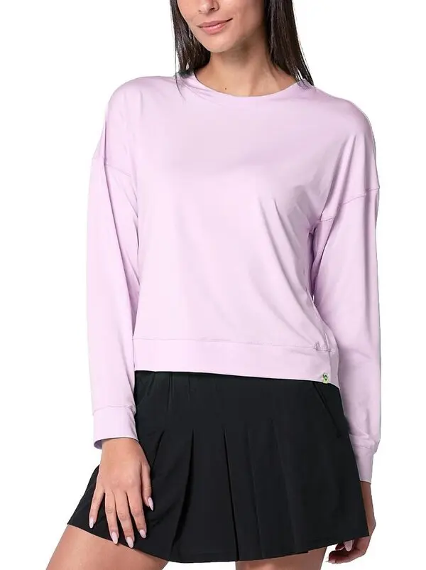 Lucky In Love Long Sleeve Top - Pink