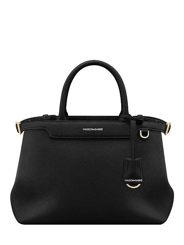 MAISON DE SABRE The Medium Palais Bag - Black Caviar
