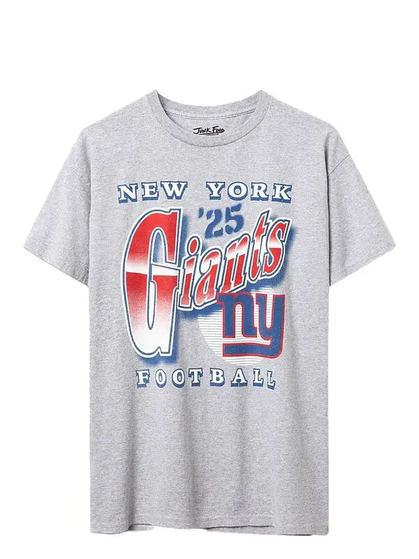 Junk Food Clothing Nfl New York Giants Bootleg Flea Market Tee - Heather Grey