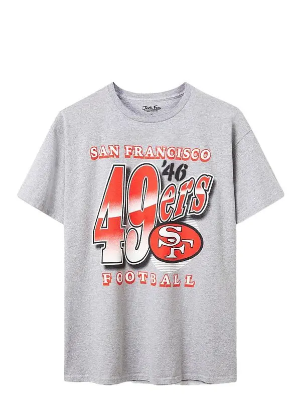 Junk Food Clothing Nfl San Francisco 49ers Bootleg Flea Market Tee - Heather Grey