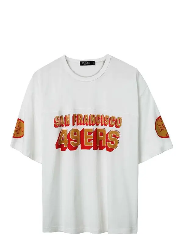Junk Food Clothing Nfl San Francisco 49ers Halfback Jersey Tee - Vintage White