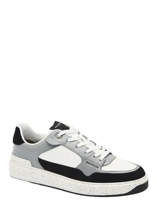 Balmain B-court Flip Sneakers - Eeq Black/grey