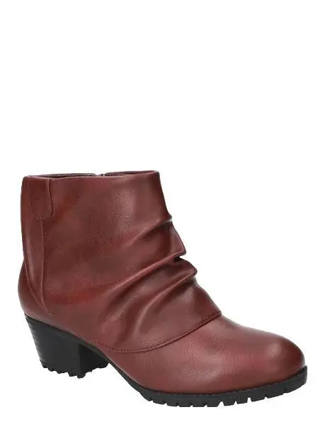 EASY WORKS BY EASY STREET Ambrose Bootie - Burgundy