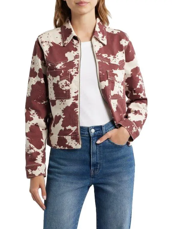 Rails Printed Zip-up Jacket - Cowgirl