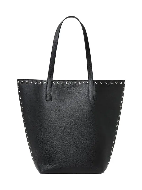 LOEFFLER RANDALL Walker Leather Tote - Black/silver