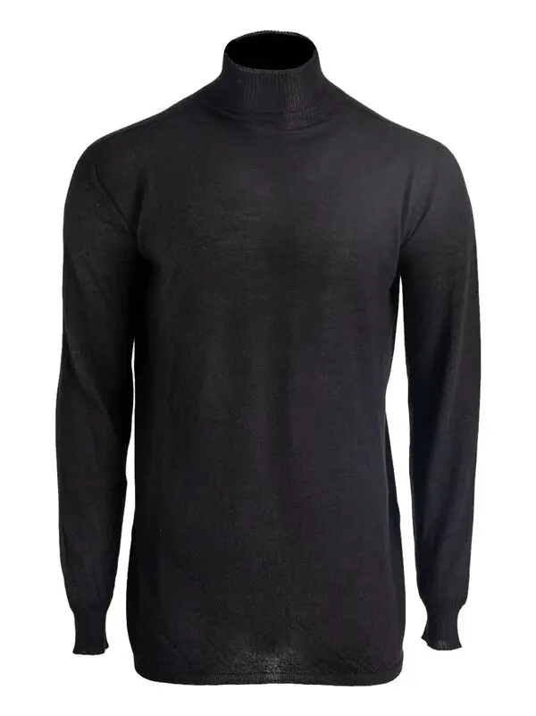 Rick Owens Oversized Turtleneck - Black
