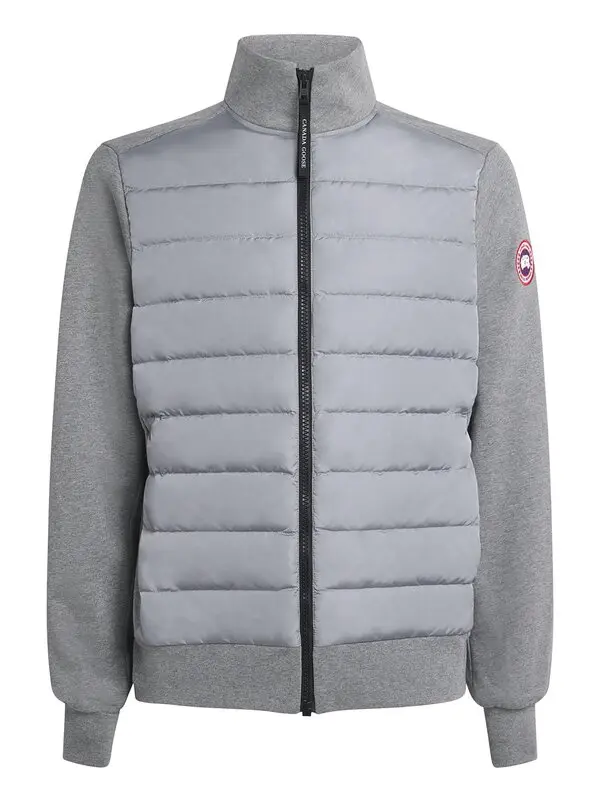 Canada Goose Down Hybridge Huron Zip-up Sweatshirt - Silver