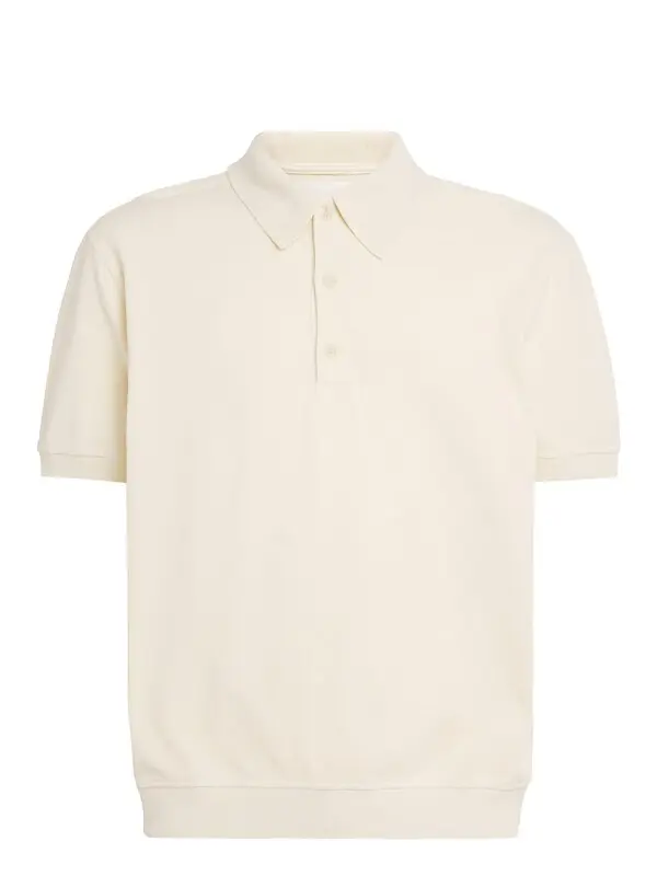 Citizens Of Humanity Cotton Banded Polo Shirt - Beige