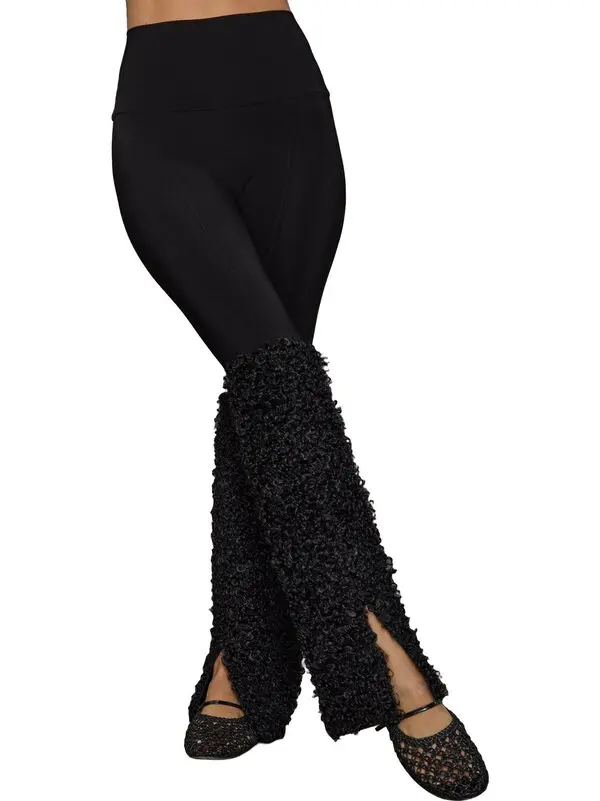 Norma Kamali Curly Spat Legging - Black