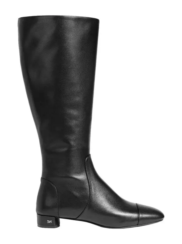 STUART WEITZMAN Bridget Leather Knee Boots - Black