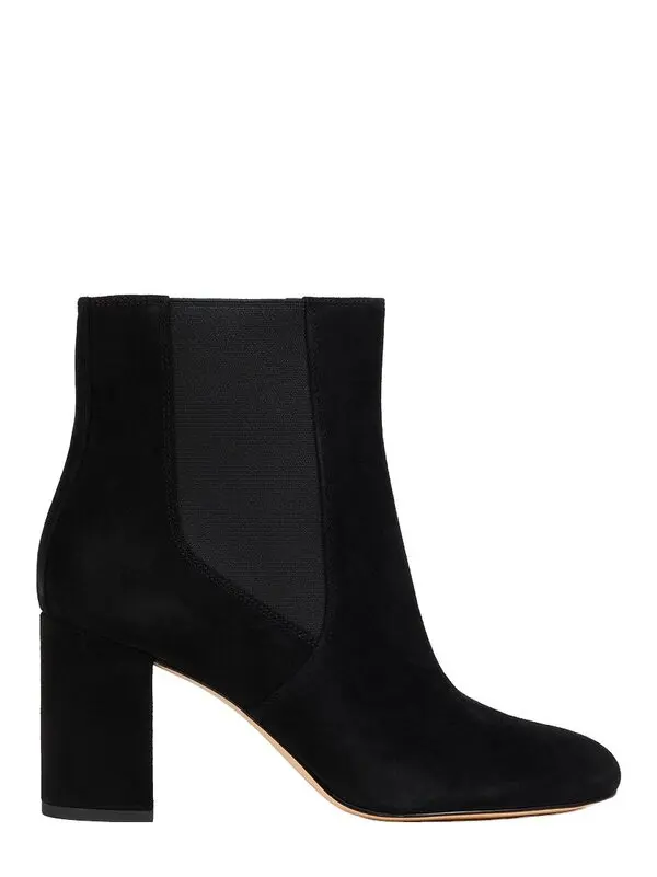 STUART WEITZMAN Celina 75 Suede Ankle Boots - Black