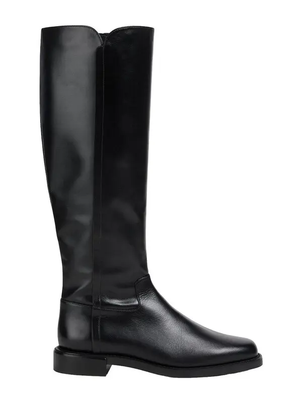 STUART WEITZMAN Leather Knee Boots - Black