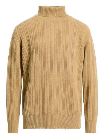 PAOLO PECORA Virgin Wool Turtleneck - Beige