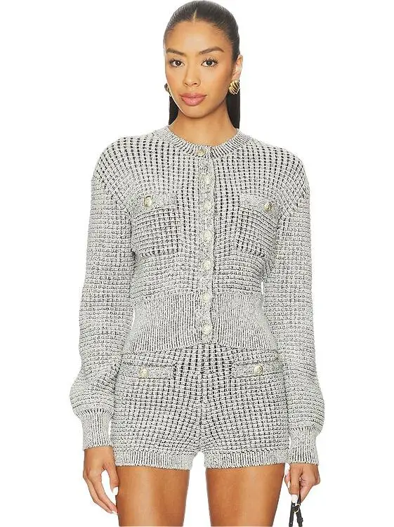 Majorelle Estelle Cardigan - Black & Ivory