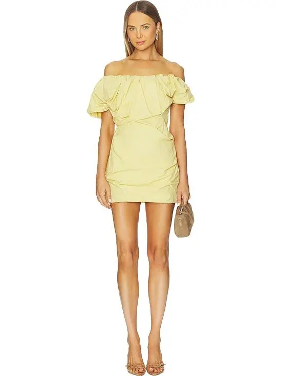 Paris Georgia Rio Mini Dress - Daffy Yellow