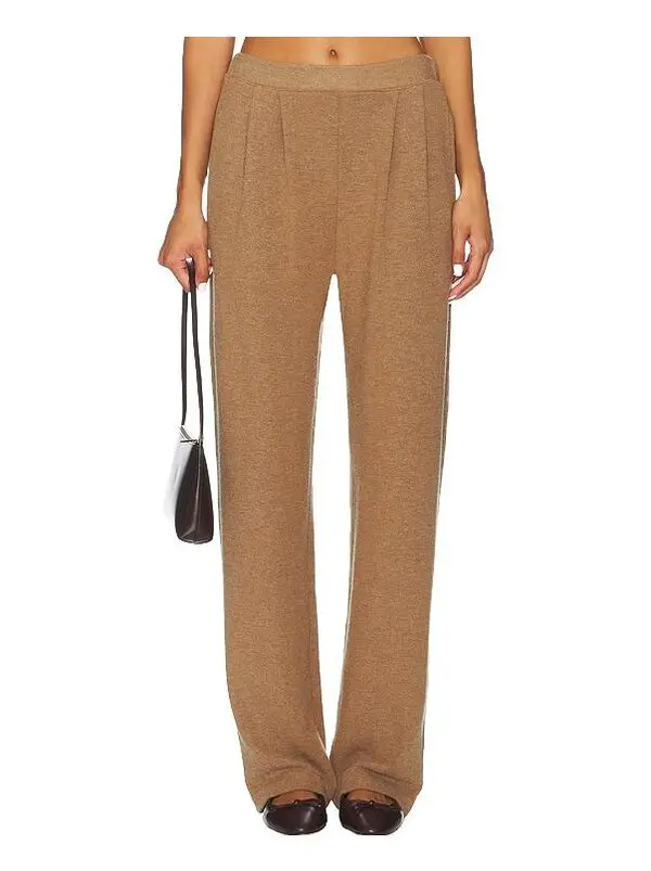 Velvet By Graham & Spencer Eliya Knit Pant - Cognac