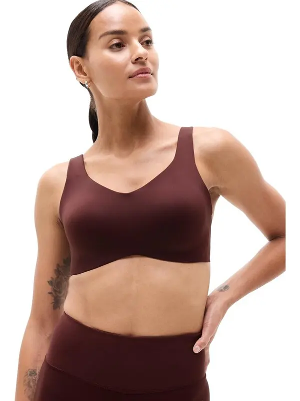 Athleta Stride Lite Bra - Garnet
