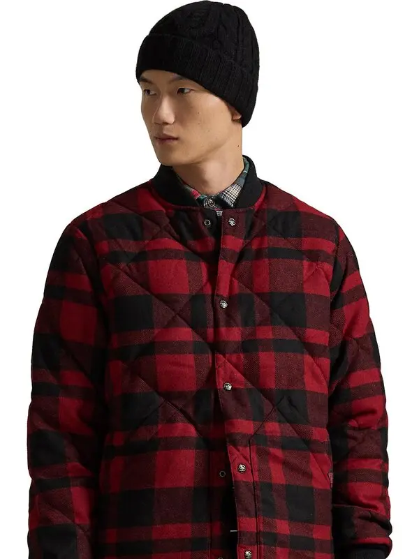 Ralph Lauren Buffalo Check Wool-blend Down Jacket - Buffalo Plaid
