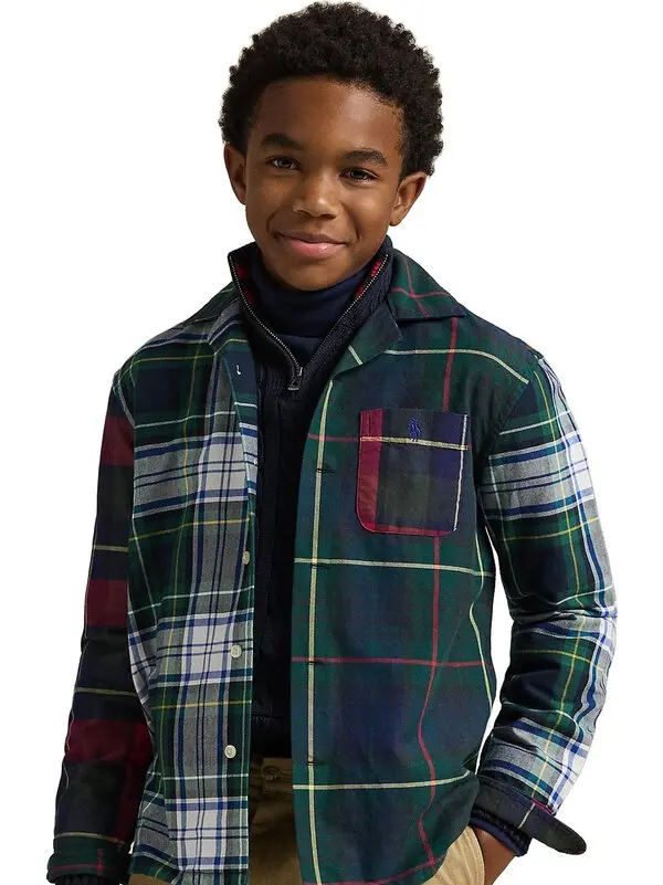 Ralph Lauren Plaid Cotton Oxford Fun Shirt - Multi