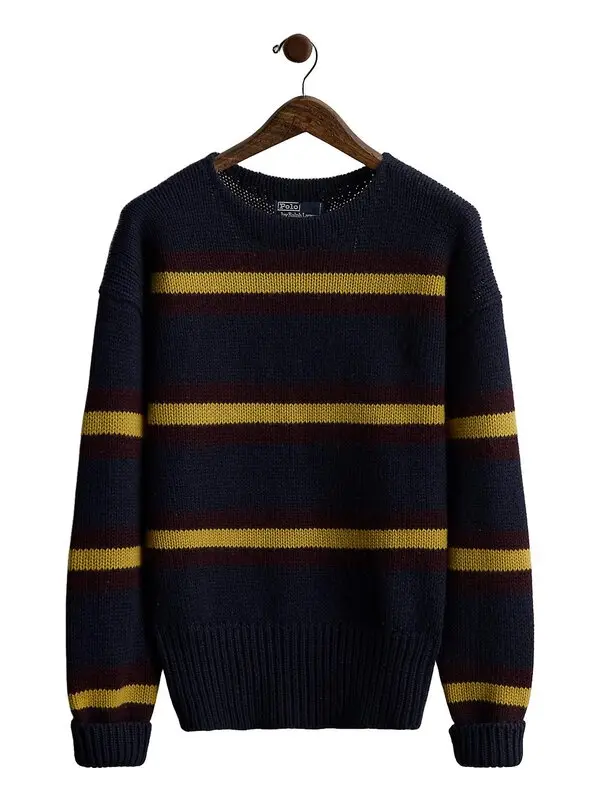 Ralph Lauren 1995 Striped Wool Sweater - Multi
