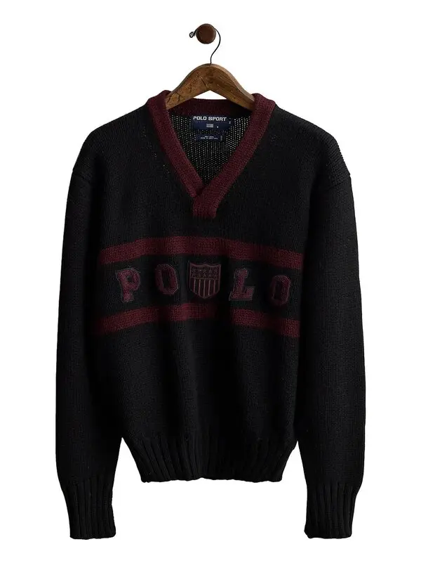 Ralph Lauren Polo Sport 1996 Sweater - Black
