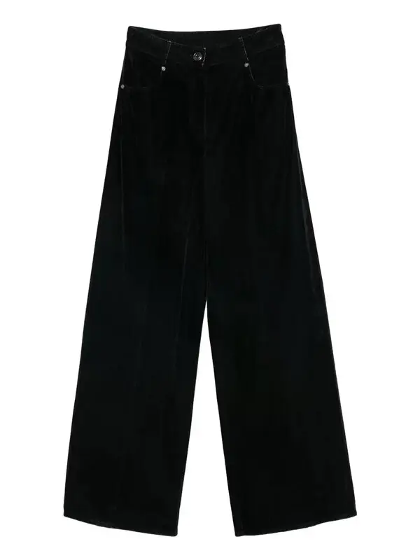FORTE_FORTE Velvet Trousers - Black