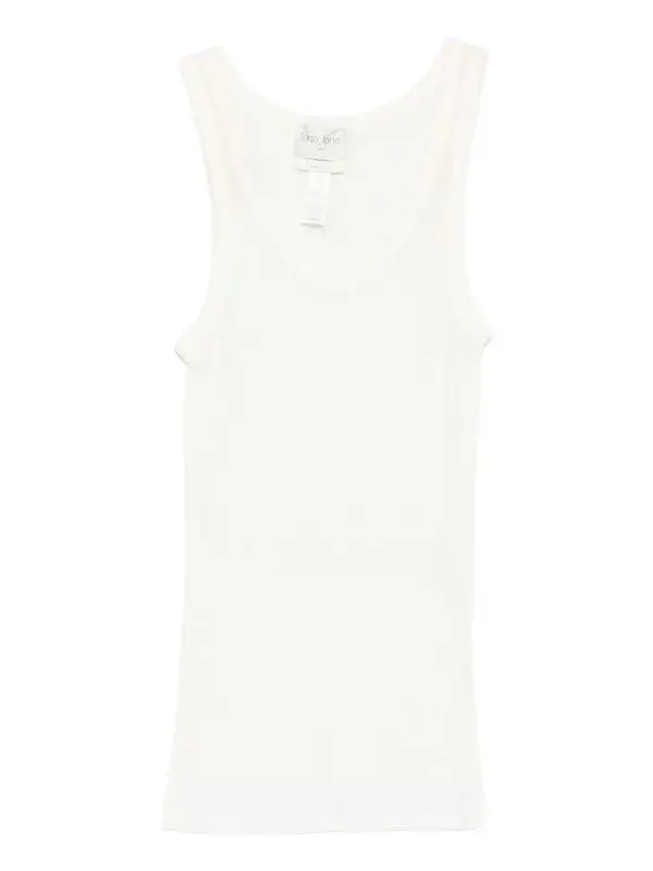 FORTE_FORTE Ribbed Tank Top - Neutrals