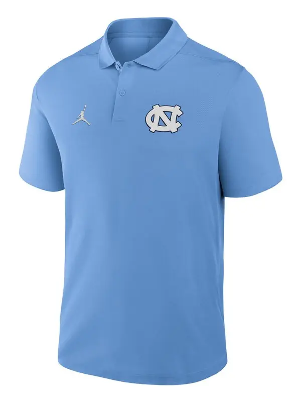 JORDAN North Carolina Primetime Victory Primary Logo Brand Dri-fit College Polo - Blue