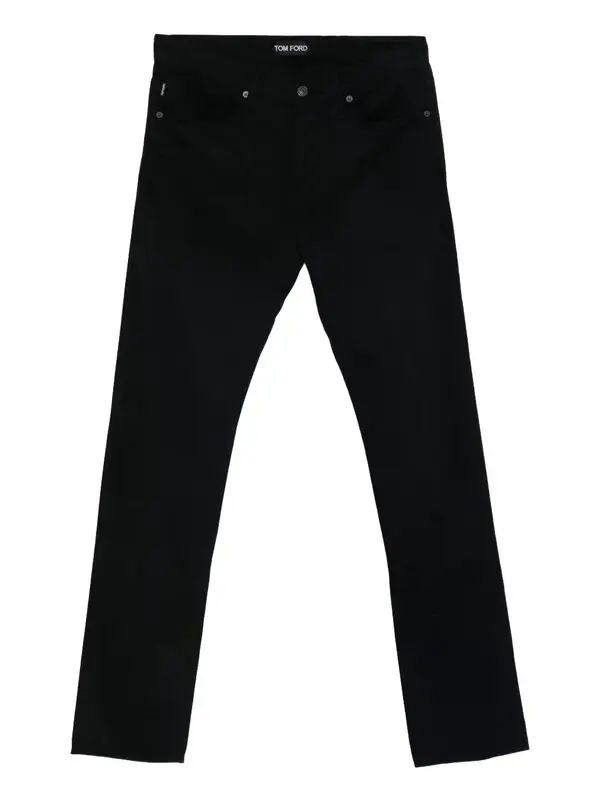 TOM FORD Straight-leg Trousers - Black