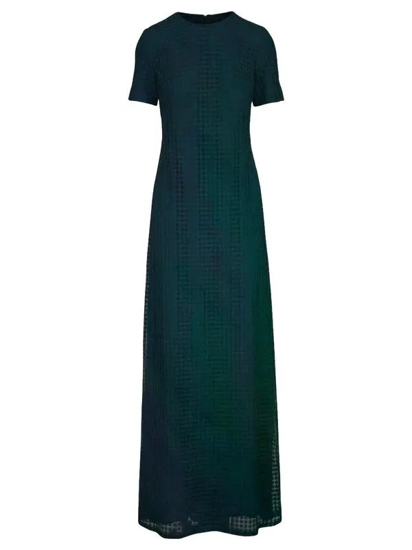 Akris Short-sleeve Maxi Dress - Green