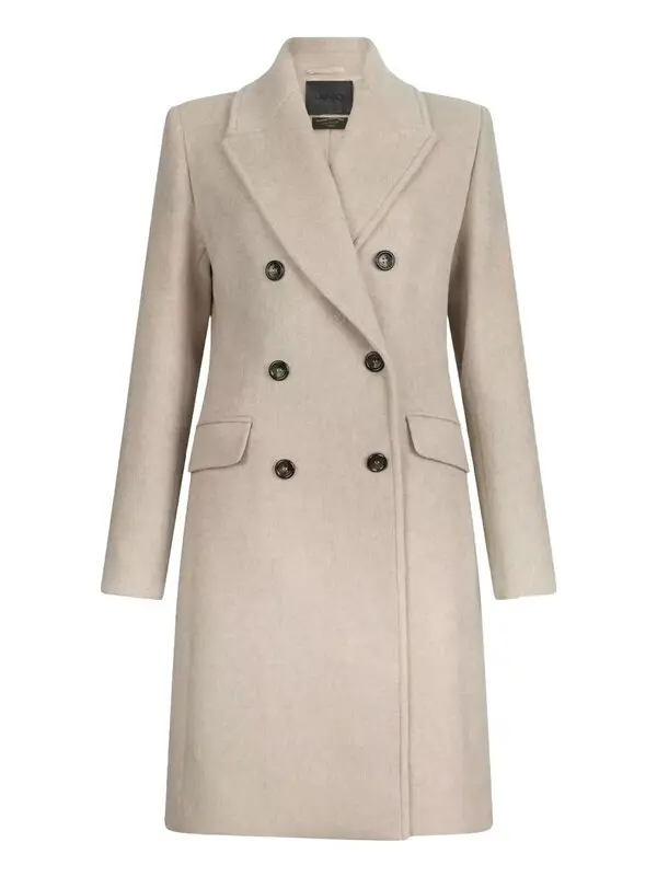Liu Jo Wool-blend Coat - Neutrals