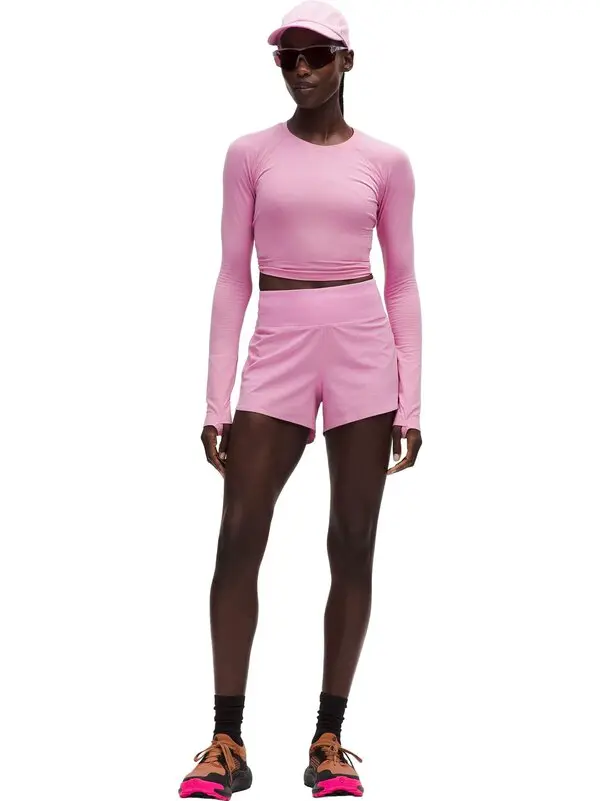 Lululemon Speed Up High-rise 4" Short - Pink Frosting