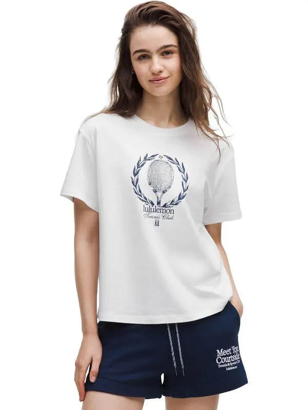 Lululemon Relaxed-fit Cotton T-shirt - White