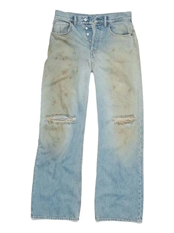 Acne Studios Super Baggy Fit Jeans 2023 - Mid Blue