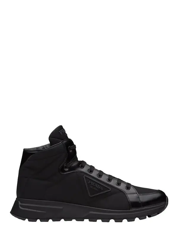 Prada Prax 01 High-top Sneakers - Black