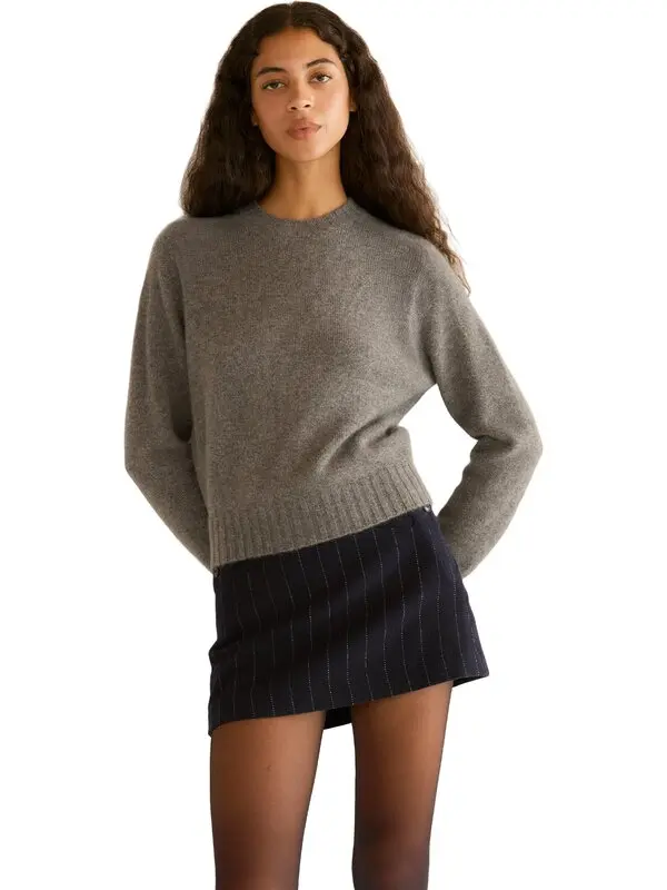 DÔEN Huette Cashmere Sweater - Charcoal