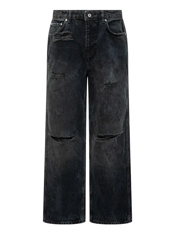 REPRESENT Wide Fit Destroyed Jeans - Blue