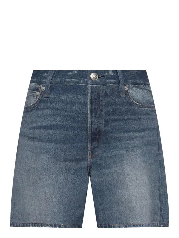 Rag & Bone Cosmos Denim Look Shorts - Blue