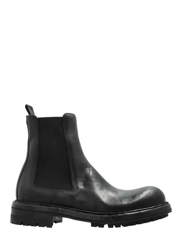 Dolce & Gabbana Leather Chelsea Boots - Black