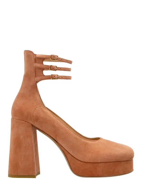 Chloé Loti’ Heeled Shoes - Orange