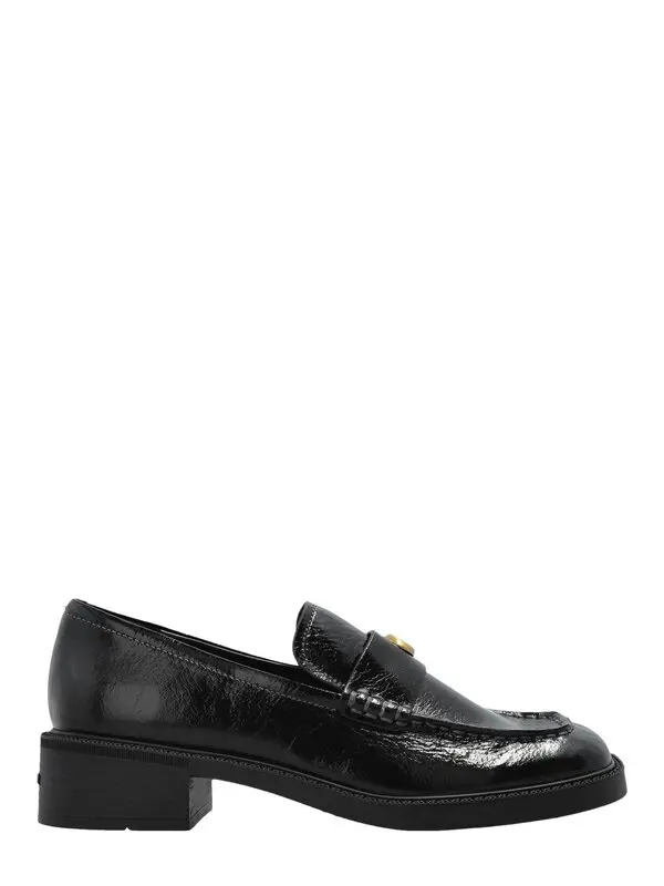 COACH Patent Leather Loafers - Black