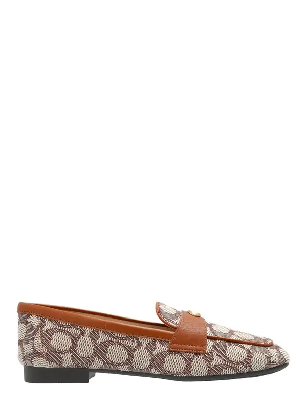 COACH Monogrammed Loafers - Beige