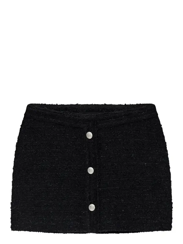 MISBHV Tweed Mini Skirt - Black