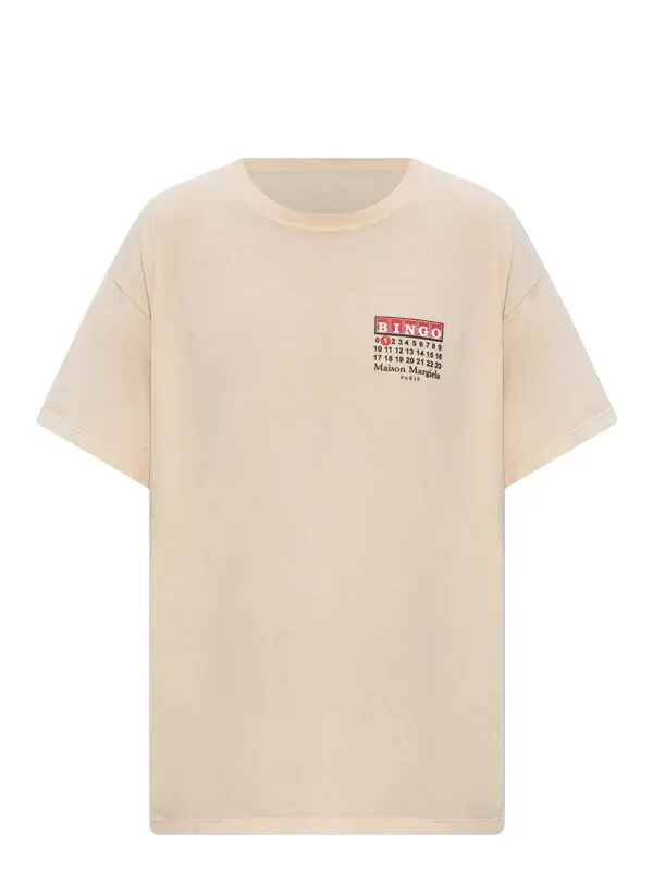 MAISON MARGIELA Logo T-shirt - Beige